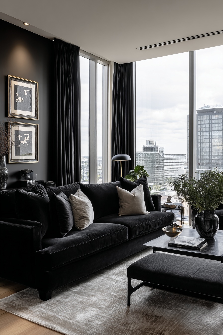 18 Black Living Room Ideas That Redefine Elegance in 2025 ...